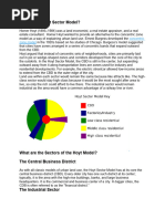 Hoyt Model (Sector Model) of Urban Land Use 1939 by Homer Hoyt | PDF ...