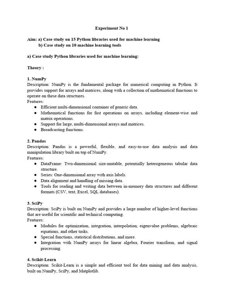 Exp1ml | PDF | Machine Learning | Computer Programming