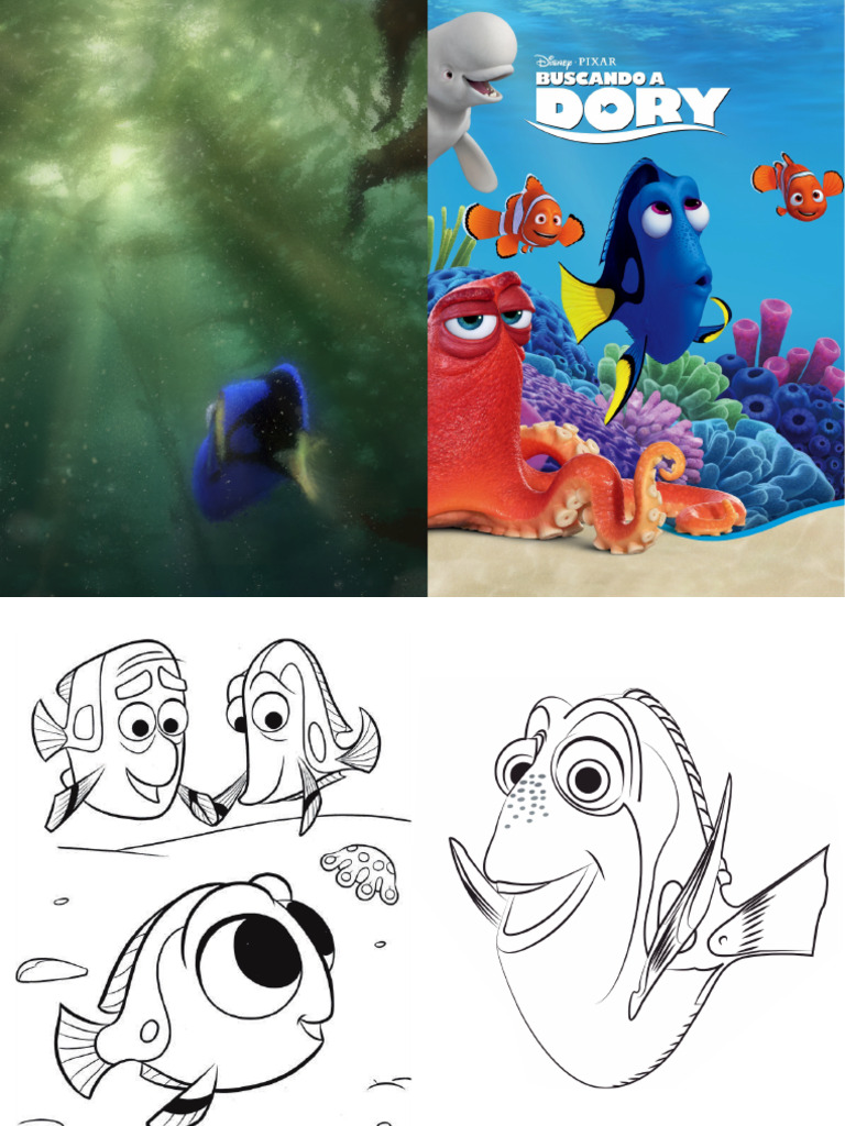 Dory para Colorear | PDF