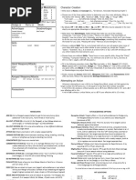 LOTRO Warden Gambit Cheat Sheet | PDF | Military Science | Leisure