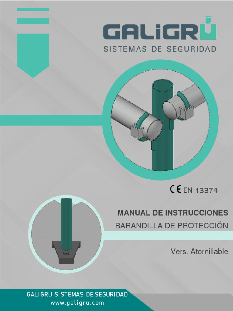 MANUAL DE INSTRUCCIONES - BARANDAS | PDF | Perforar | Perforación