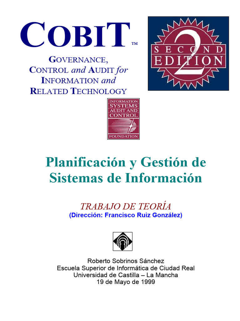 Cobit | PDF | La seguridad informática | Seguridad