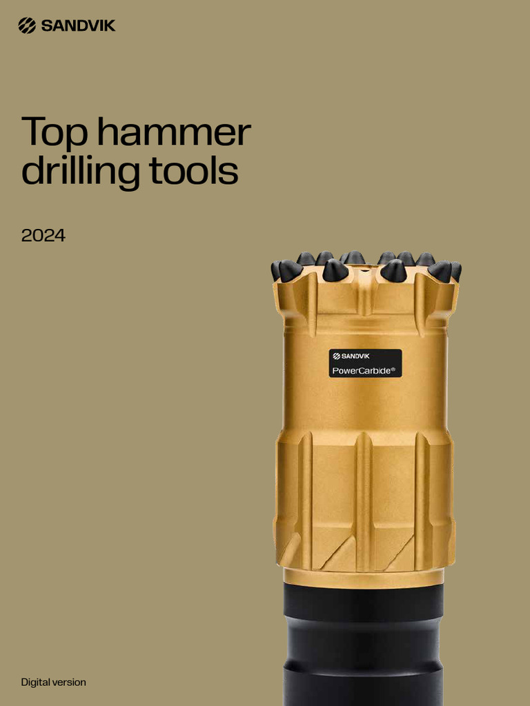 Top Hammer Catalog Eng 2024 | PDF | Drilling | Toxicity