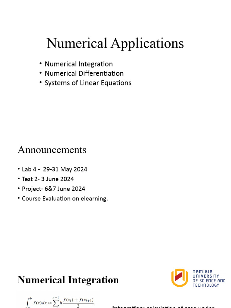 Numerical Analysis