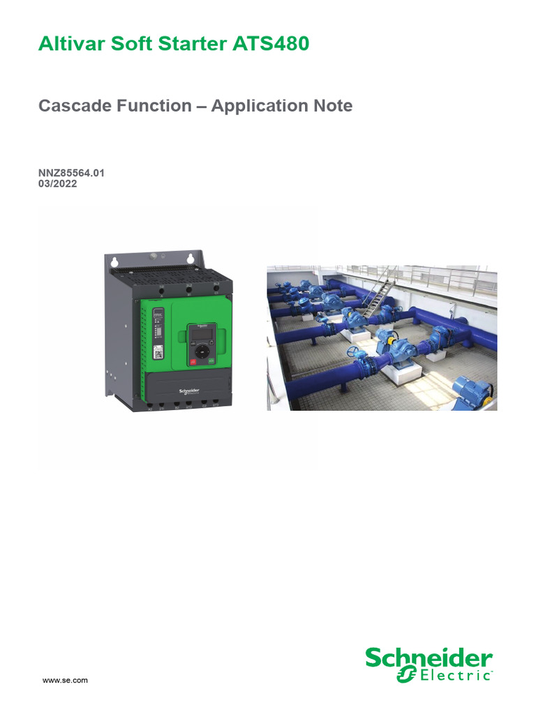 ATS480 Cascade Function Application Note en NNZ85564 01 | PDF | Switch ...