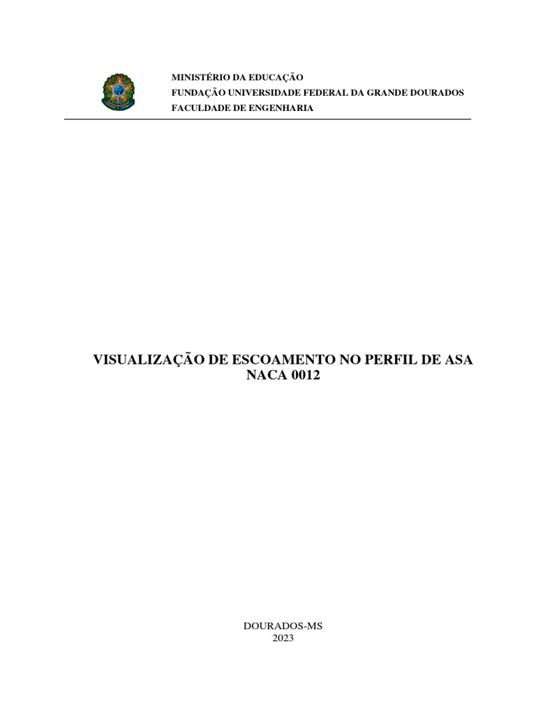 Relatório de MecFlu - NACA 0012 | PDF | Camada limite | Mecânica dos fluidos