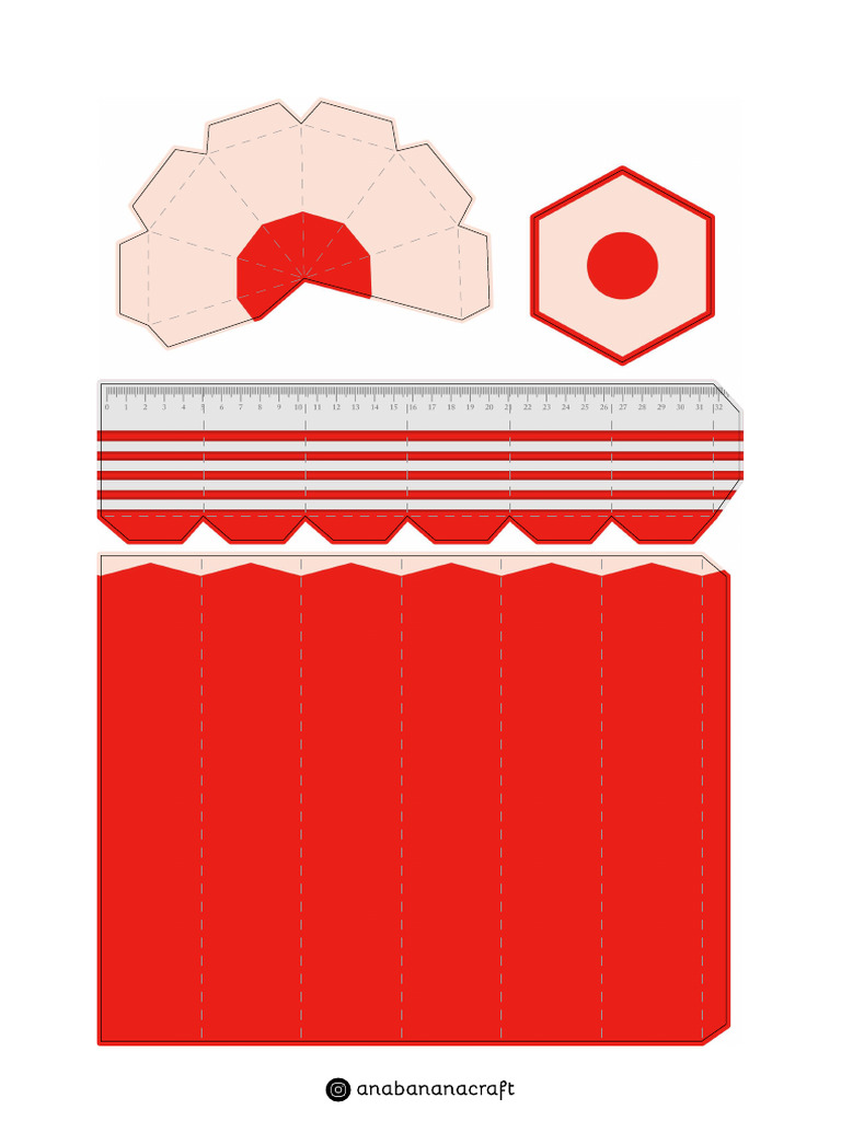 Molde Caja Lapiz +arte | PDF