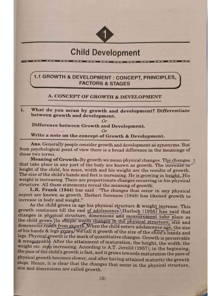 Growth and Development | PDF