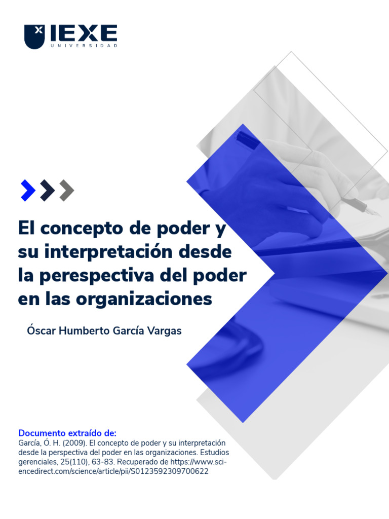 El Concepto de Poder y Su Interpretación Desde La Perespectiva Del ...