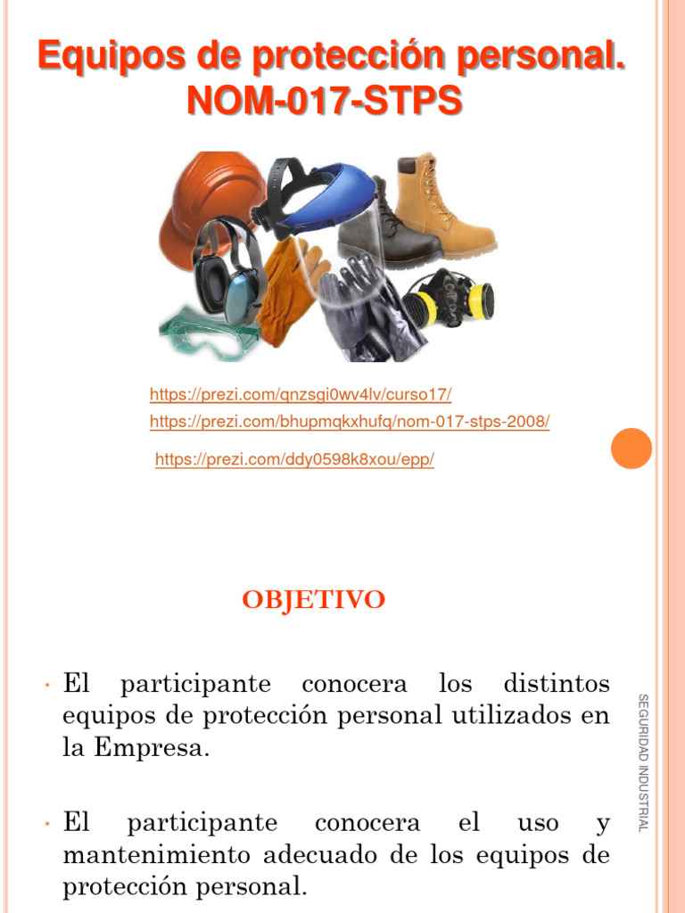Equipos de Protección Personal EPP | PDF