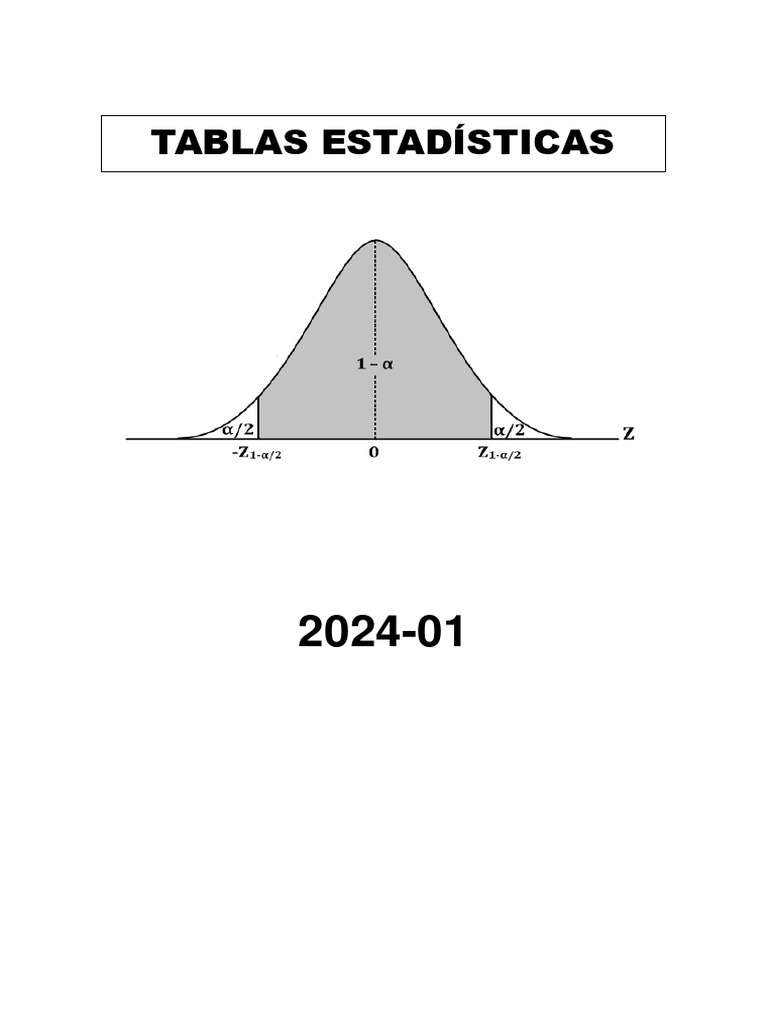 Tablas Estadísticas Statistics I 2023 I | PDF | Technology & Engineering