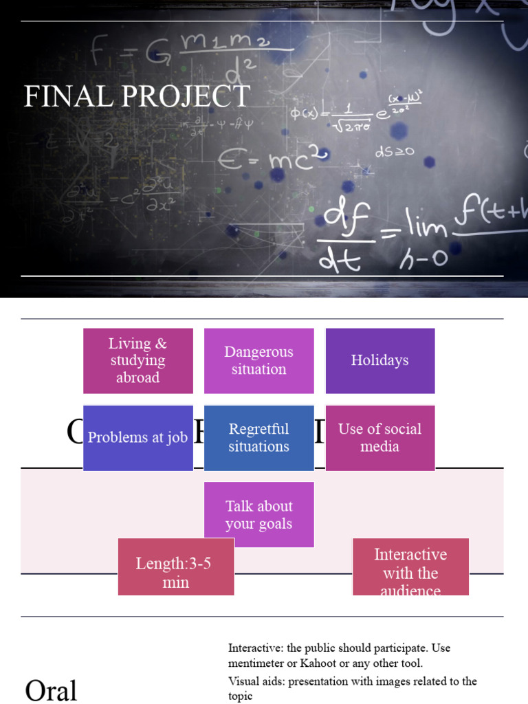 Student Oral Presentation Guide | PDF