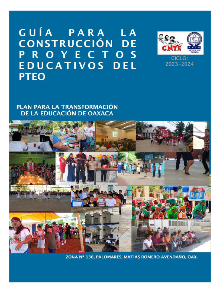 Guía Para La Construcción de Proyectos Educativos Del Pteo 2023-2024_124623 | PDF | Educación en ...