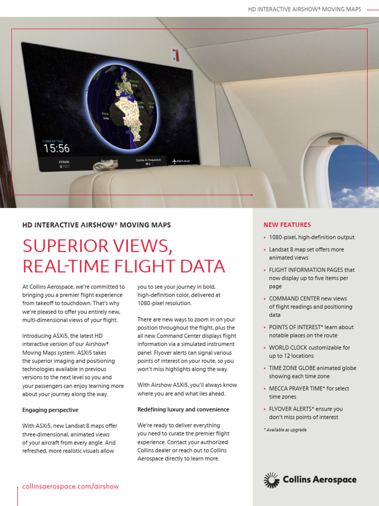 HD Airshow Moving Maps Data Sheet | PDF | Android (Operating System ...