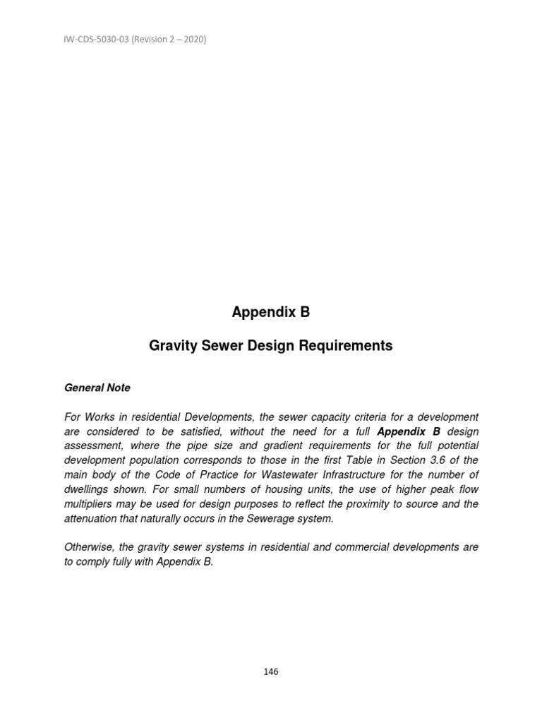 Sewer Design Guidelines | PDF | Storm Drain | Sanitary Sewer