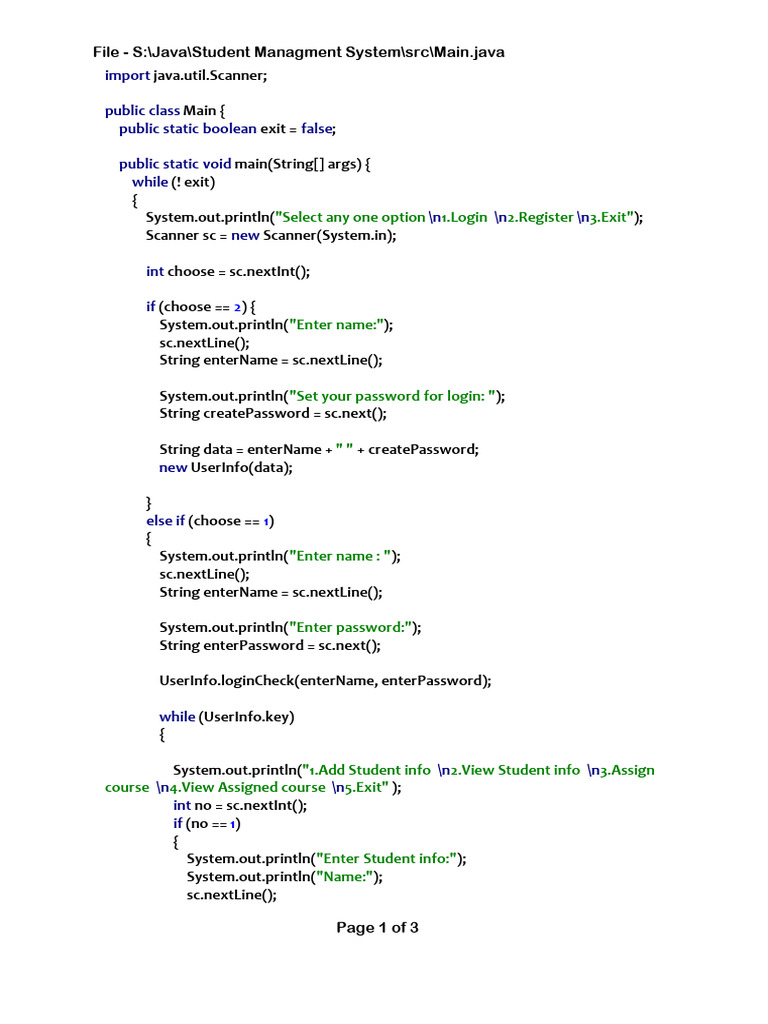 Project 1 | PDF | Boolean Data Type | Software