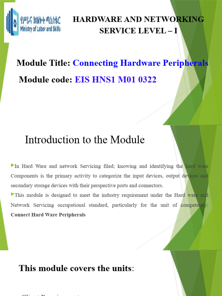 Connecthardware Chapter 1 Level One | PDF | Computer Data Storage | Usb