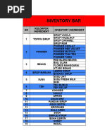 Inventory Stock Bar 2025 | PDF | Drink | Snack Food