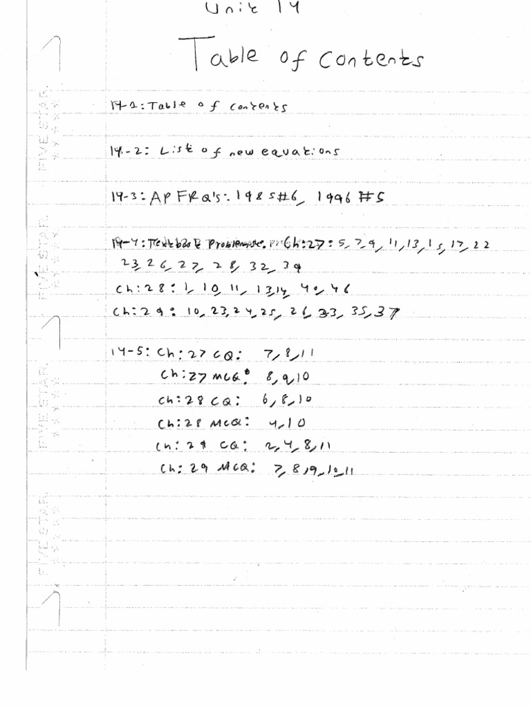 Physics Unit14 Packet | PDF