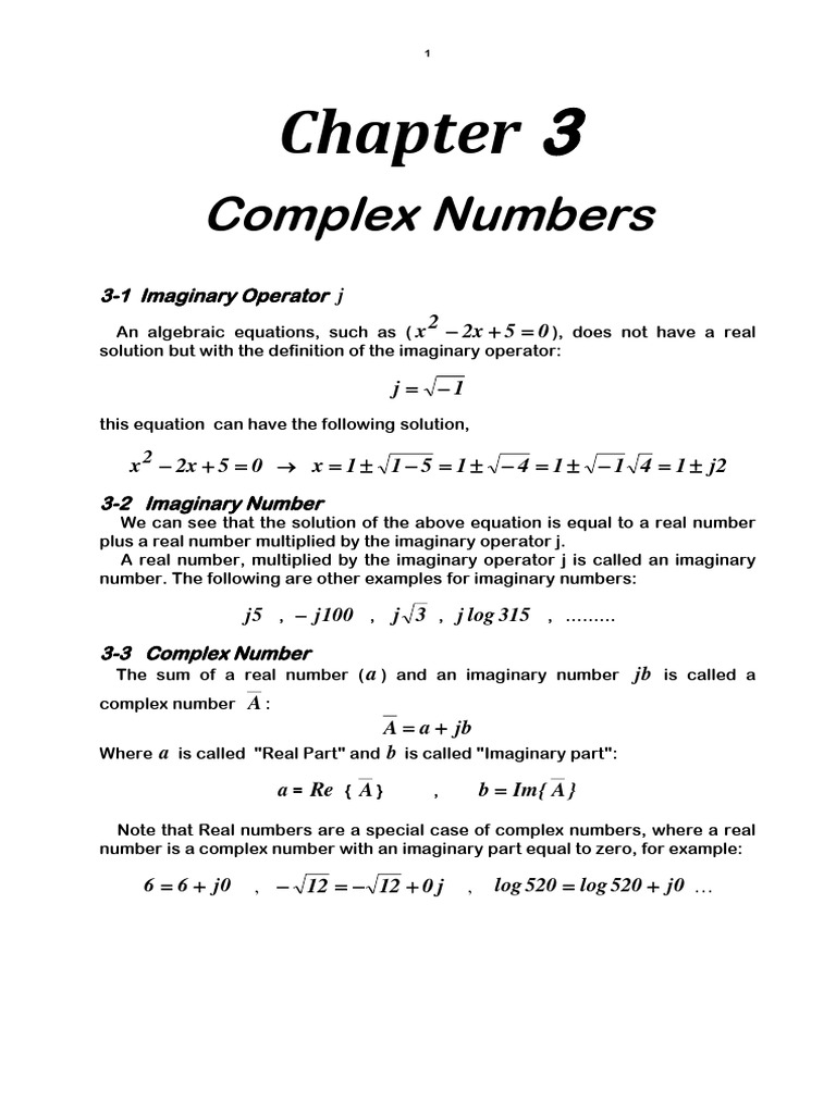 Circuits CH3 | PDF | Complex Number | Numbers