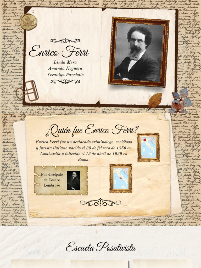 Enrico Ferri Final | PDF | Criminología | Conceptos psicologicos
