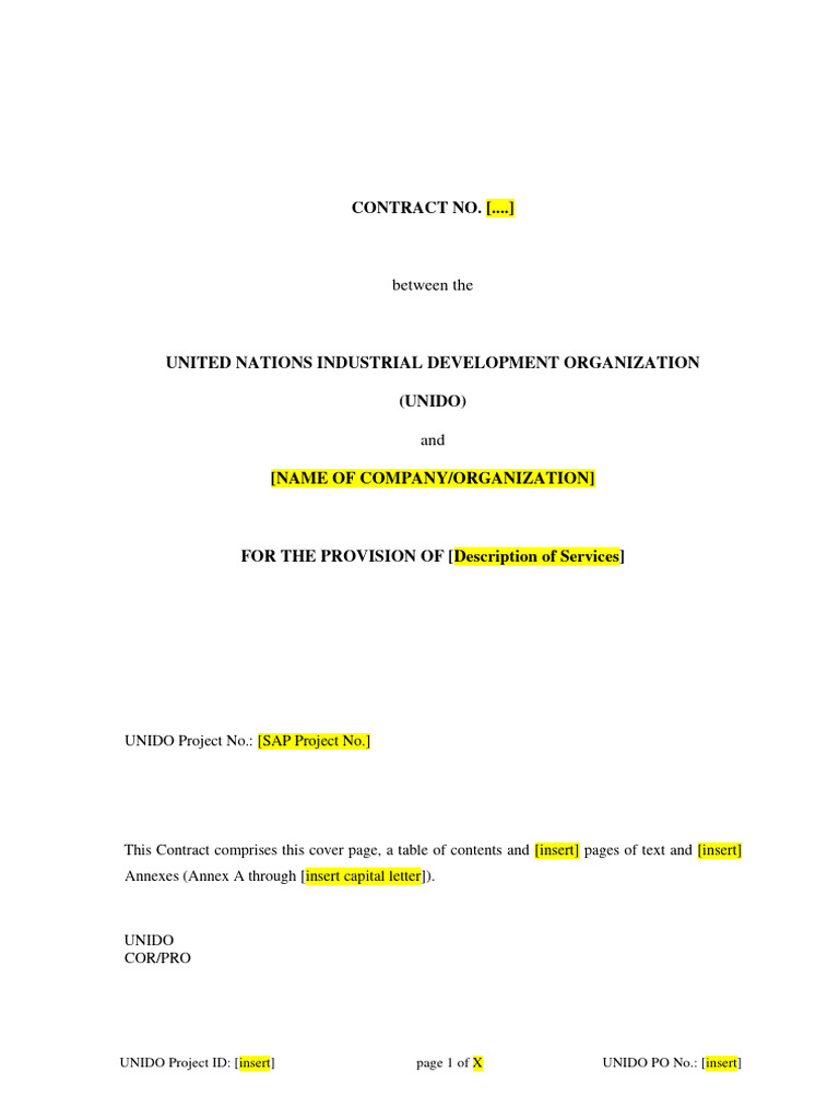 Appendix 2 - Model Services Contract and GCC Rev - Sept23 | PDF ...