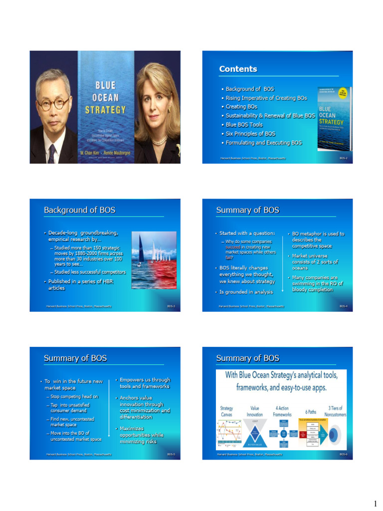 Blue Ocean | PDF | Innovation | Market (Economics)