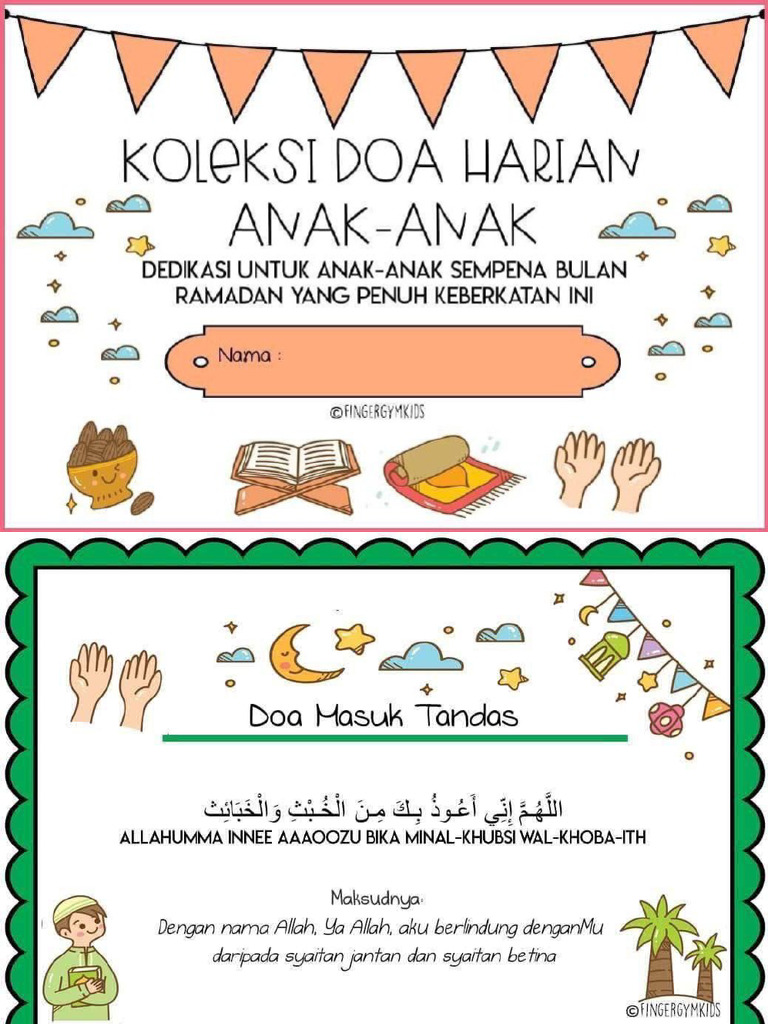 Koleksi Doa Harian Anak Anak | PDF