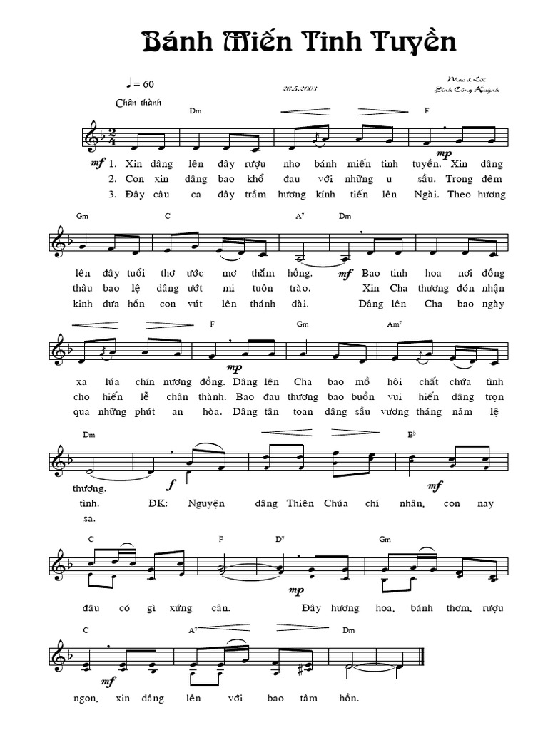 Banh Mien Tinh Tuyen Dinh Cong Huynh | PDF