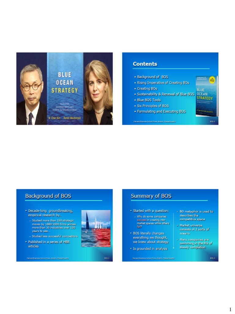 Blue Ocean Analysis | PDF | Innovation | Market (Economics)