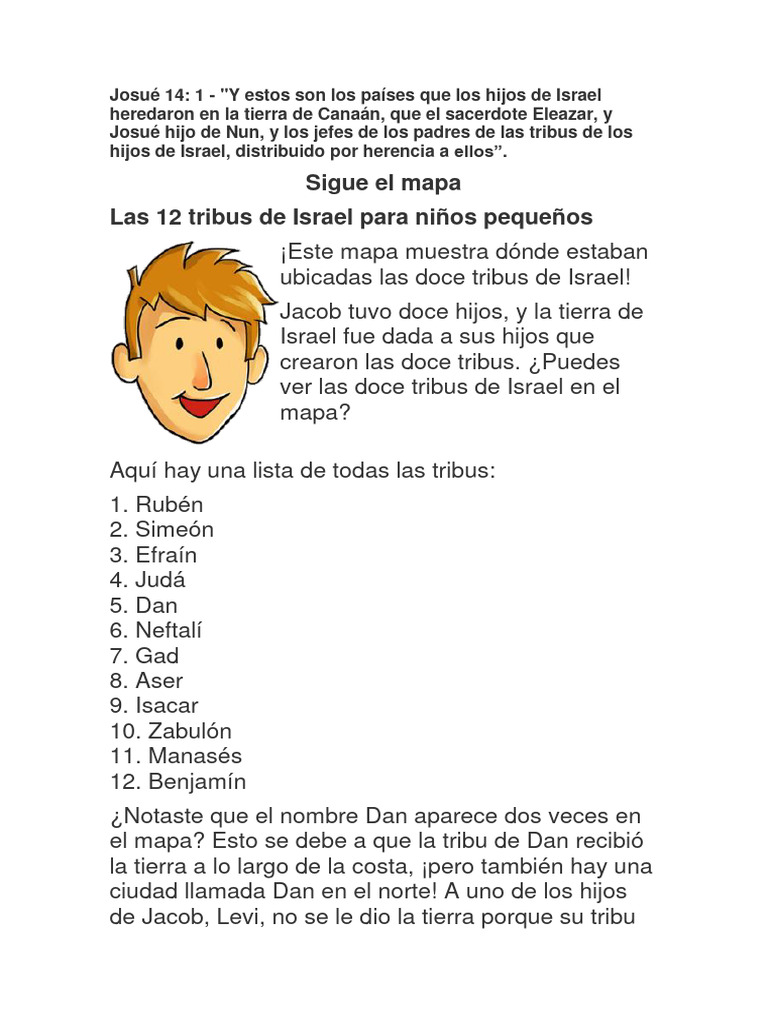 Las Doce Tribus de Israel 2 PDF Filename Utf 8''las Doce | PDF