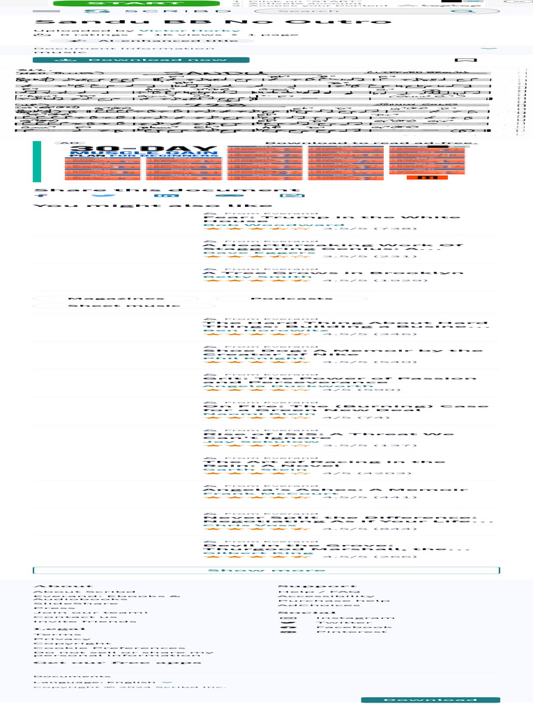 Sandu BB No Outro PDF | PDF | Scribd