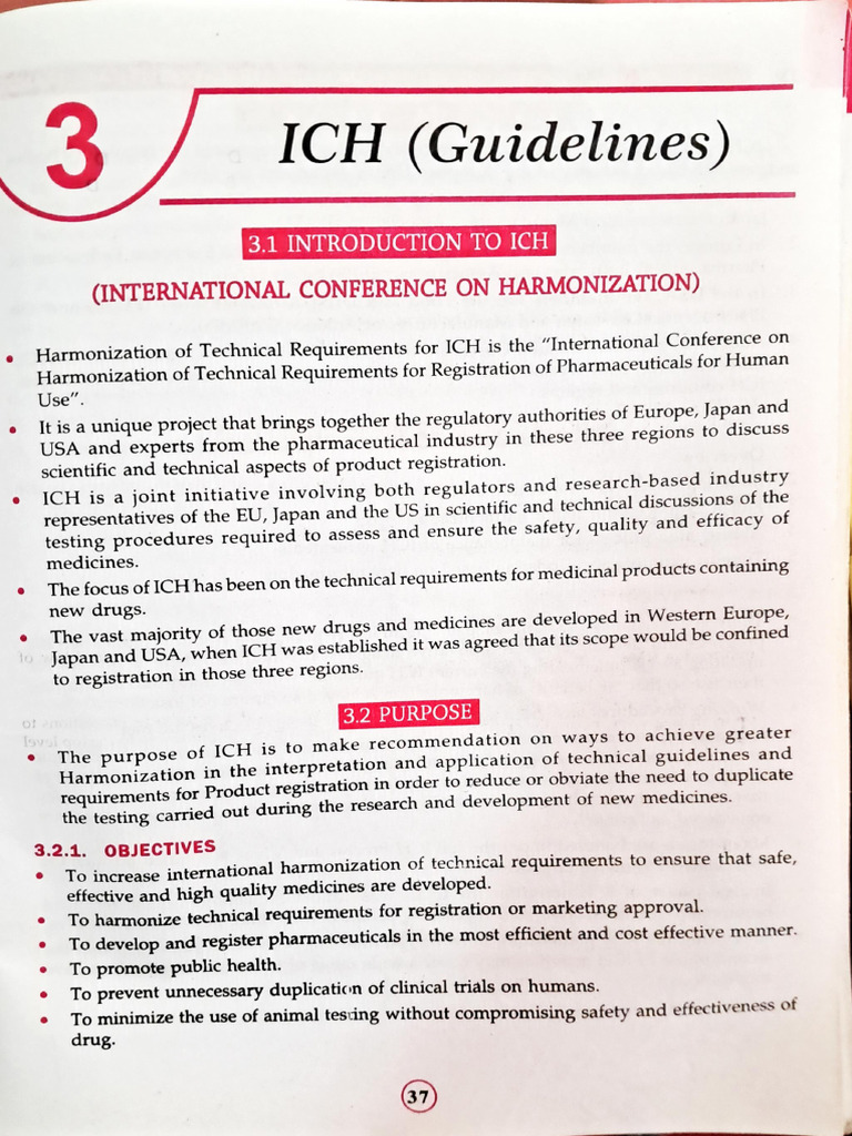 ICH Guide Lines | PDF