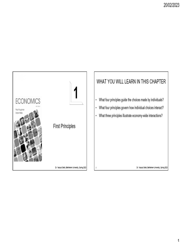 Ecom 101 | PDF | Economics | Paul Krugman