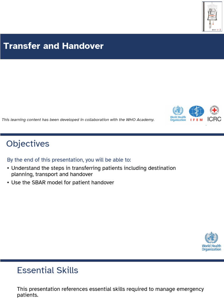 Module_6__Transfer_and_Handover_slides_ | Download Free PDF | Health ...