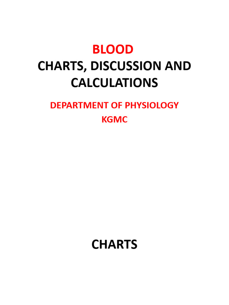 Blood Charts | PDF | Coagulation | Lymphocyte