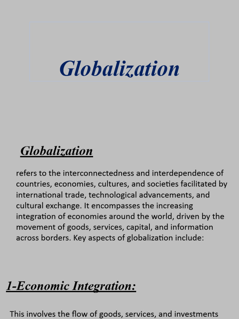 Globalization 2 | PDF | Politics | Social Science