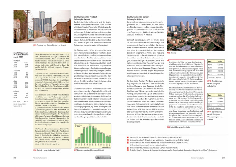 05 - Strukturwandel in Den USA | PDF
