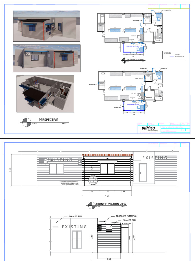 Revised Layout of QA LAb. Modification | Download Free PDF | Building Engineering ...