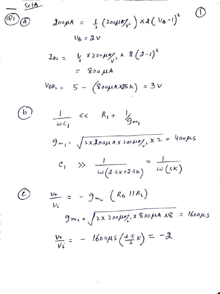 MidSem SetA Soln | PDF | Science & Mathematics | Technology & Engineering MidSem SetA Soln | PDF | Science & Mathematics | Technology & Engineering
