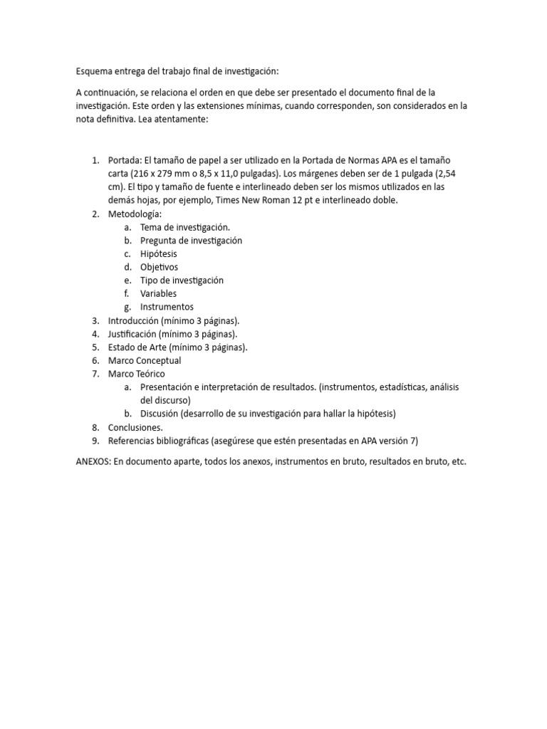 Guia Presentación de Trabajos Finales | Descargar gratis PDF | Cognición