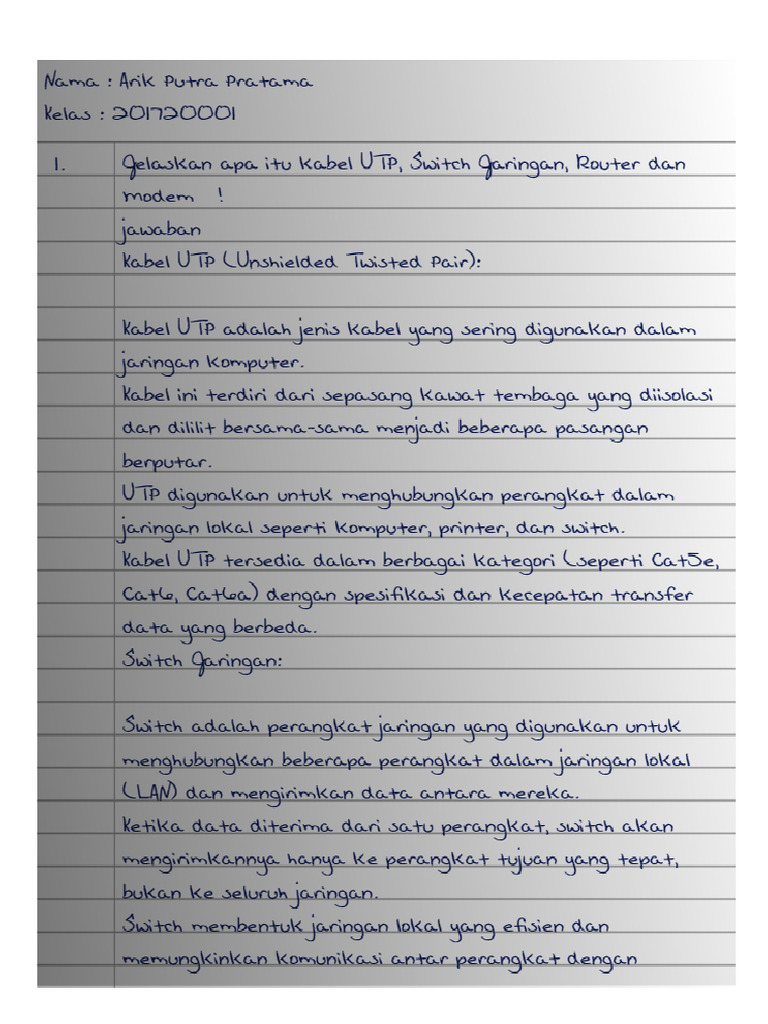 Tugas 4 Jarkom | PDF