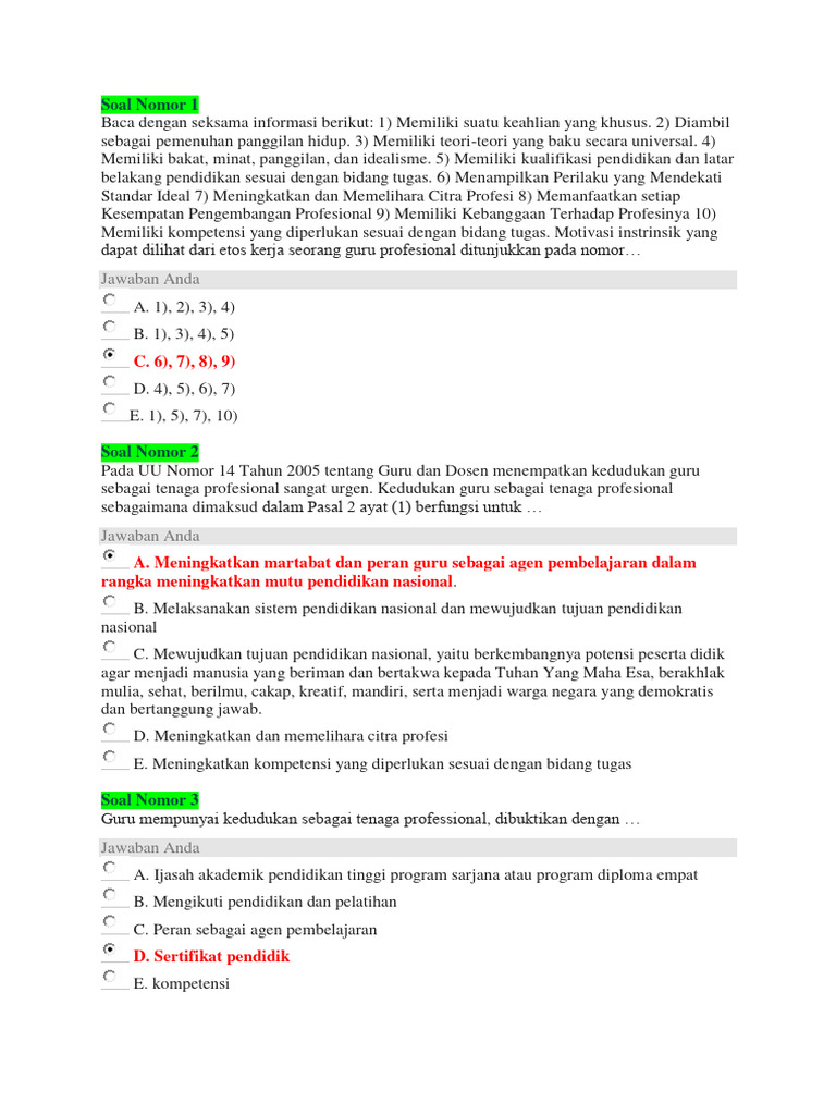 Pengembangan Profesi Guru Profesional | PDF | Karier & Perkembangan