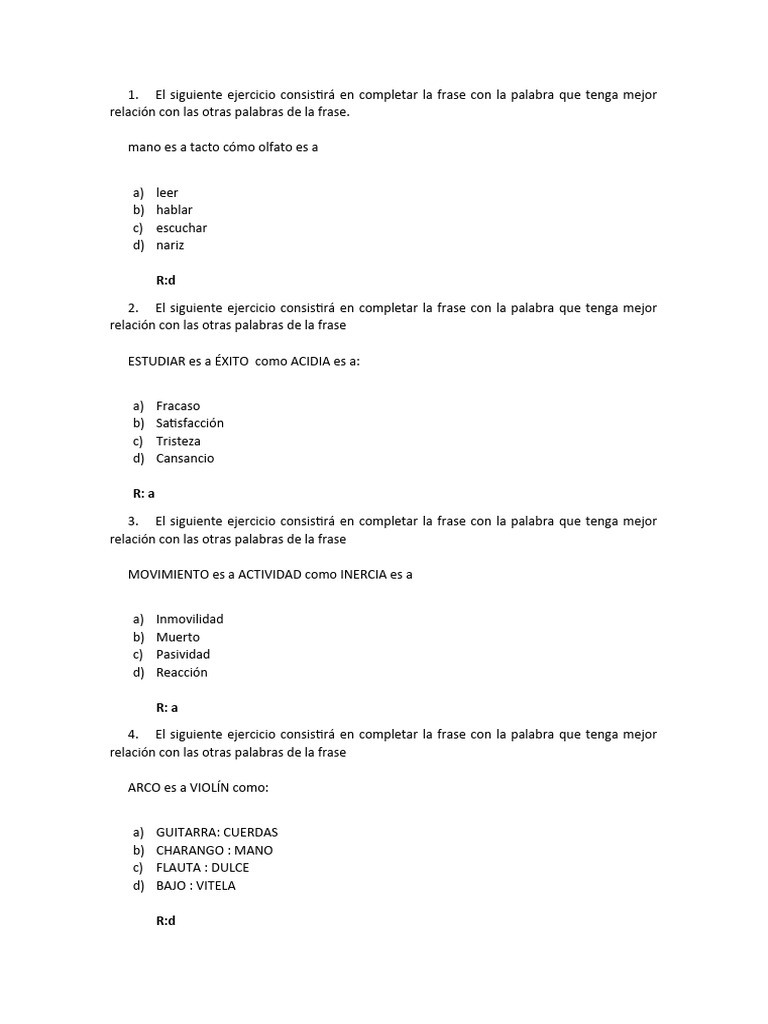 Verbal Quizzi 2 p7 | PDF | Autoestima