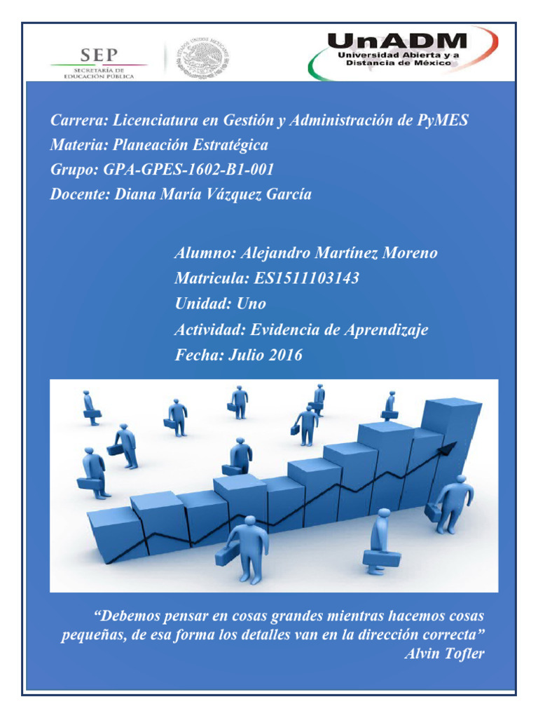 Gpes U1 Atr1 Almm | PDF | Planificación | Business
