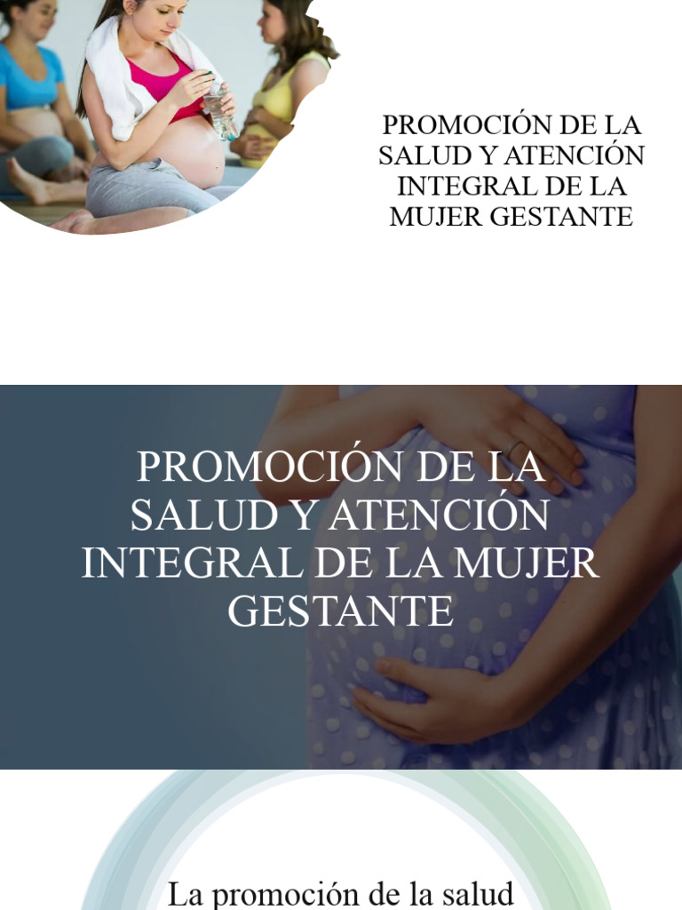 Promoción de La Salud y Atención en Mujeres Embarazadas | PDF | El ...