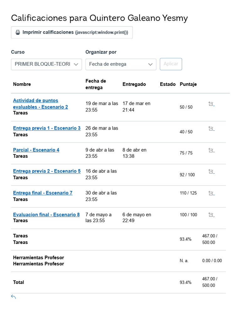 Calificaciones para Quintero Galeano Yesmy - Primer Bloque-Teorico-Practico - Virtual - Métodos ...