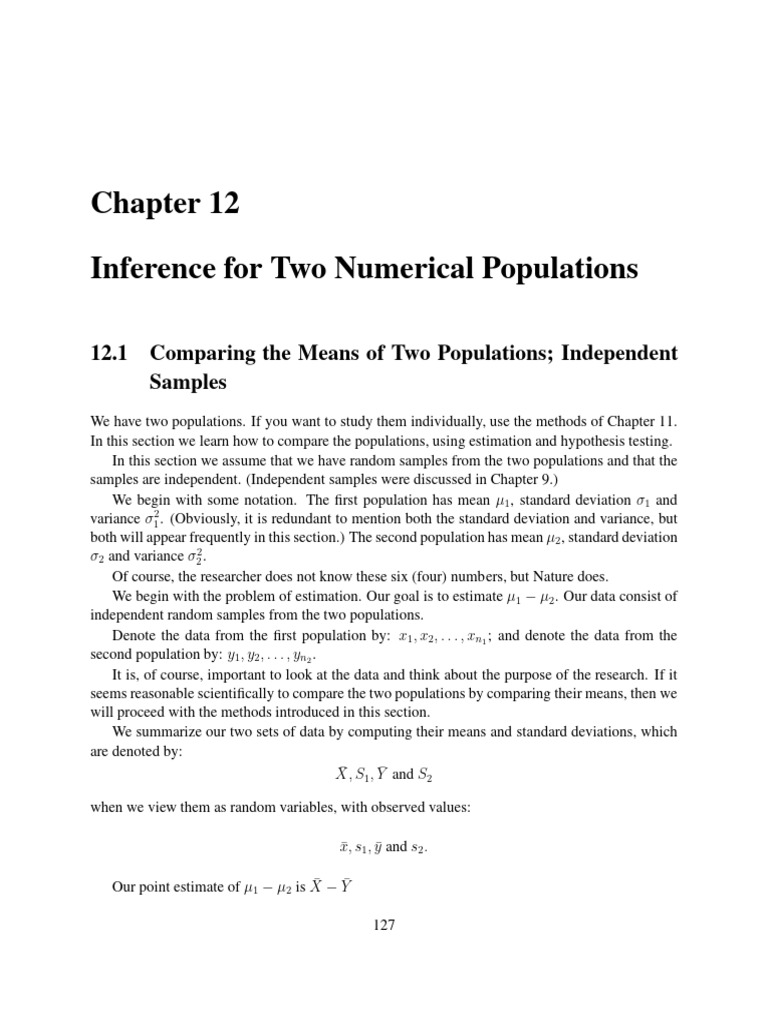 371 Chapter 12 A | PDF | Standard Deviation | P Value