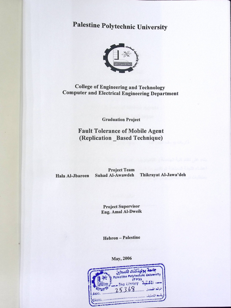 Fault Tolerance Of Mobile Agent Replication Based Technique Pdf Client Server Model