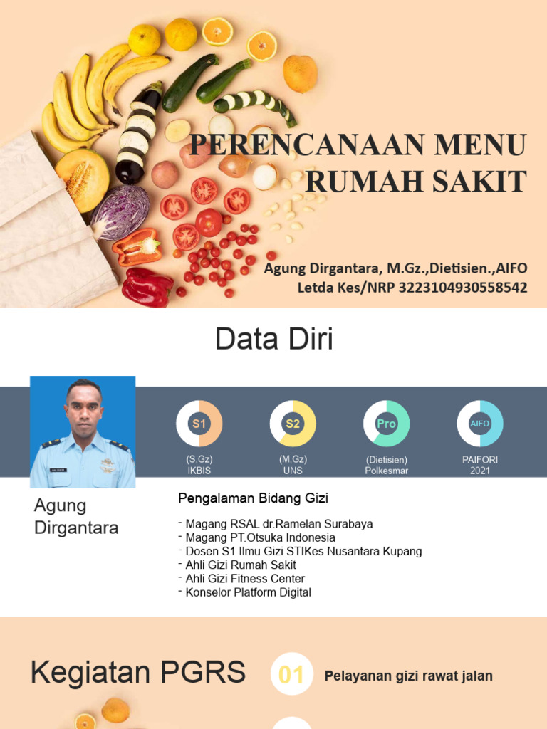 Perencanaan Menu Rumah Sakit | PDF | Kesehatan Holistik | Memasak ...